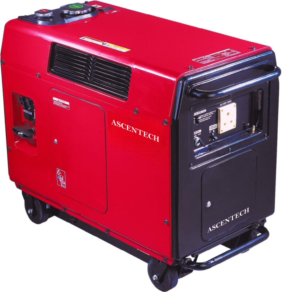 Portable Emergency Light with AC Genset